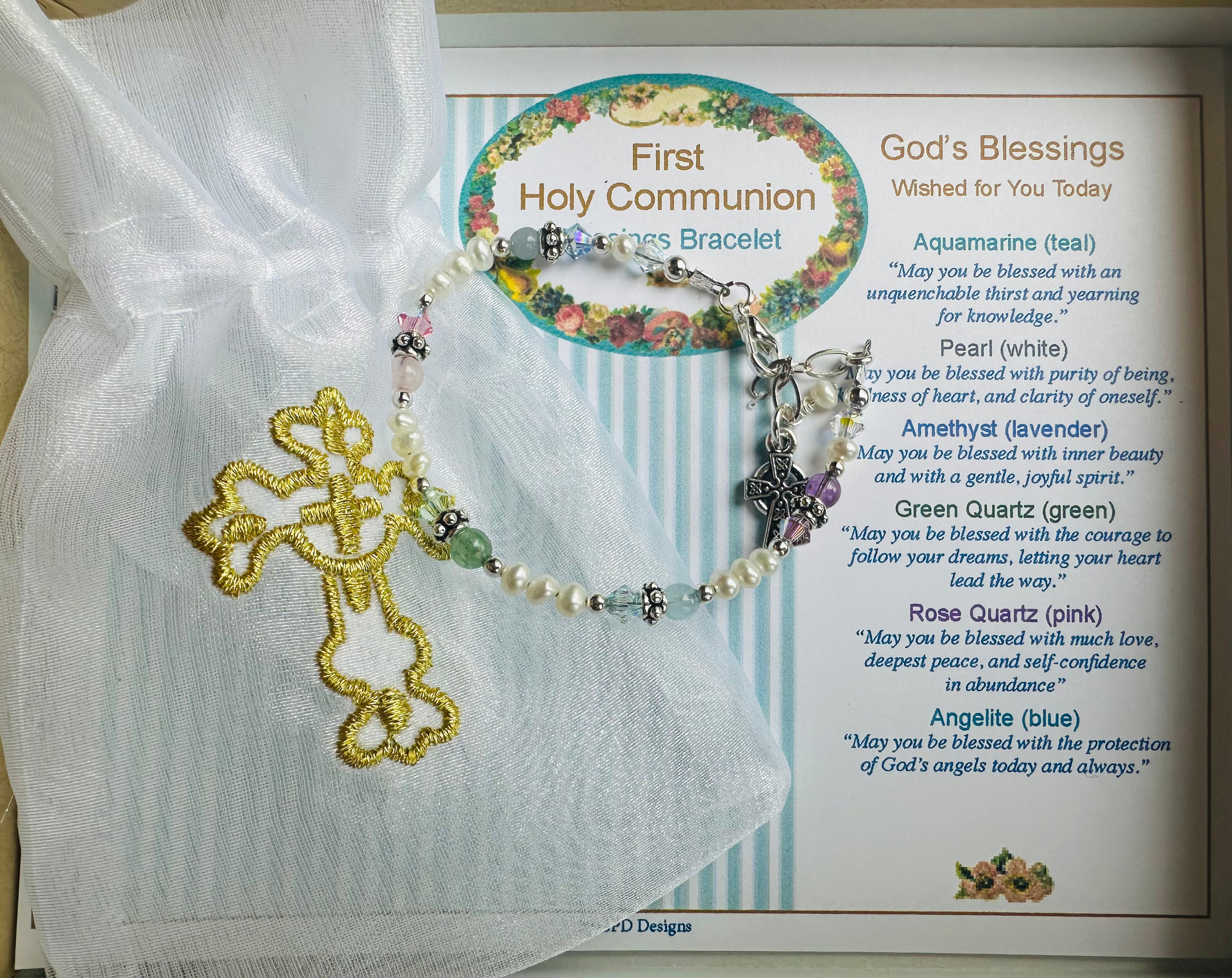 First Communion Blessing Bracelet – Casey's Irish Imports, Inc.