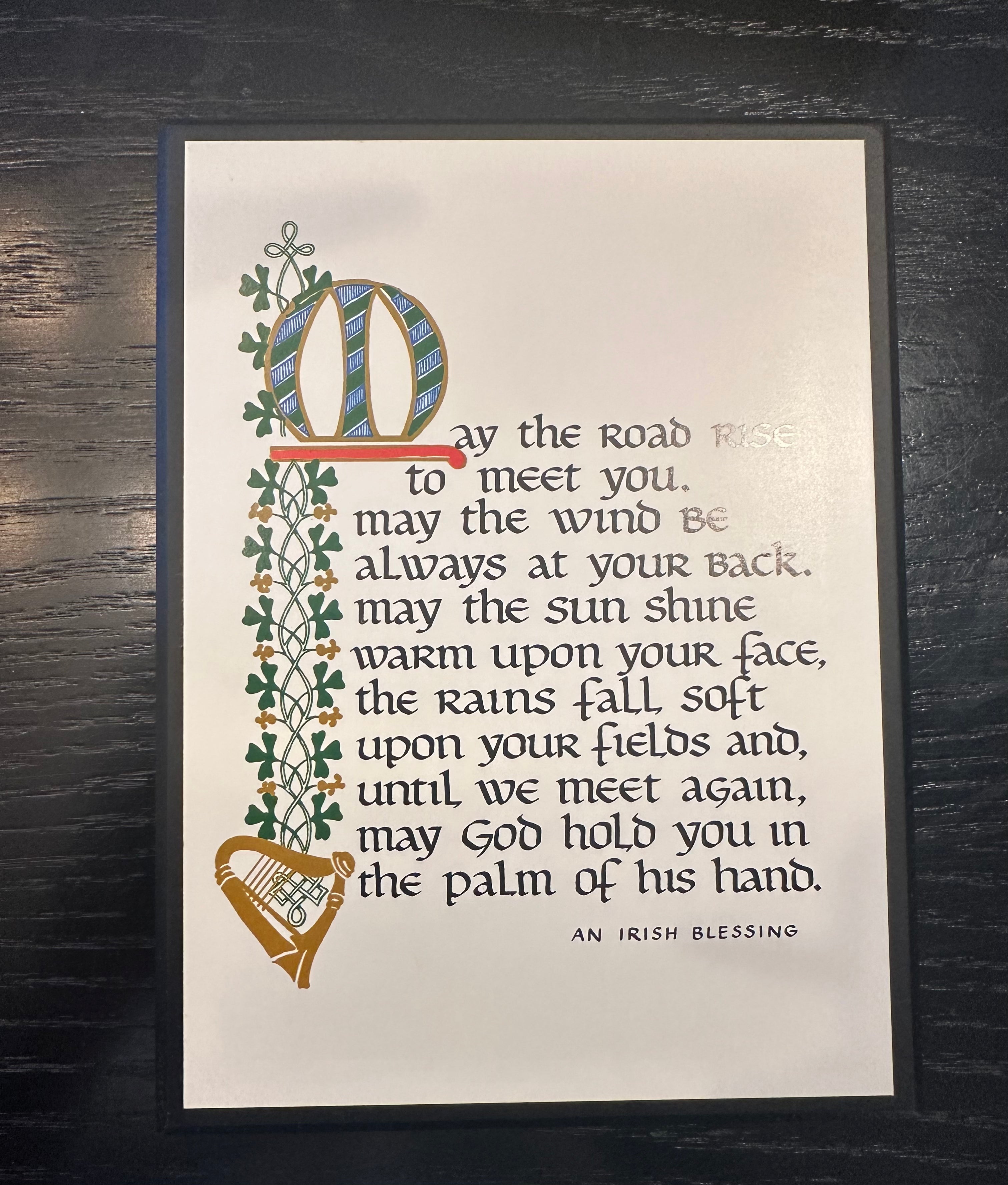 Irish Traditional Blessing Plaque – Casey's Irish Imports, Inc.